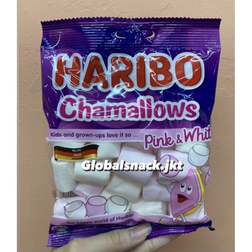 Jual HARIBO CHAMALLOWS PINK & WHITE | Shopee Indonesia