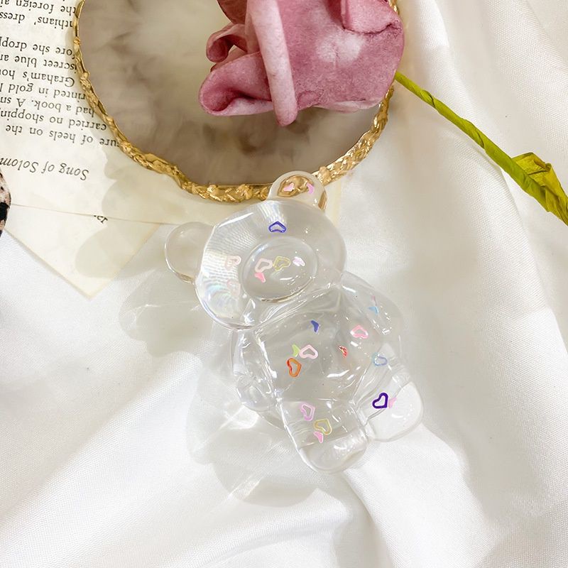 Jual [ READY STOCK ] korean popsocket aesthetic griptok gummy bear clear laser hologram glitter ...