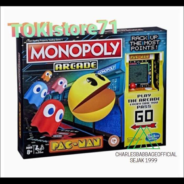 Jual Monopoly Arcade Pac Man Game Board Incl. Banking And Arcade Unit ...