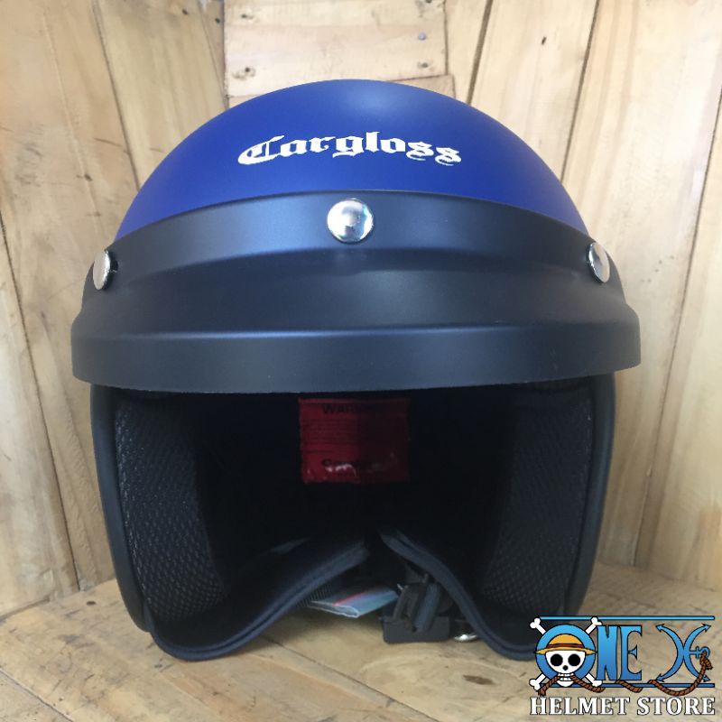 Jual Helm Cargloss Biru Dop Original | Shopee Indonesia