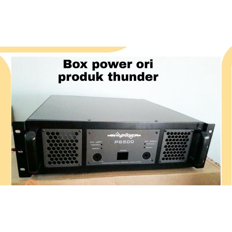 Jual BOX POWER THUNDER MODEL P6500. BOX POWER AMPLIFIER THUNDER 6500 ...