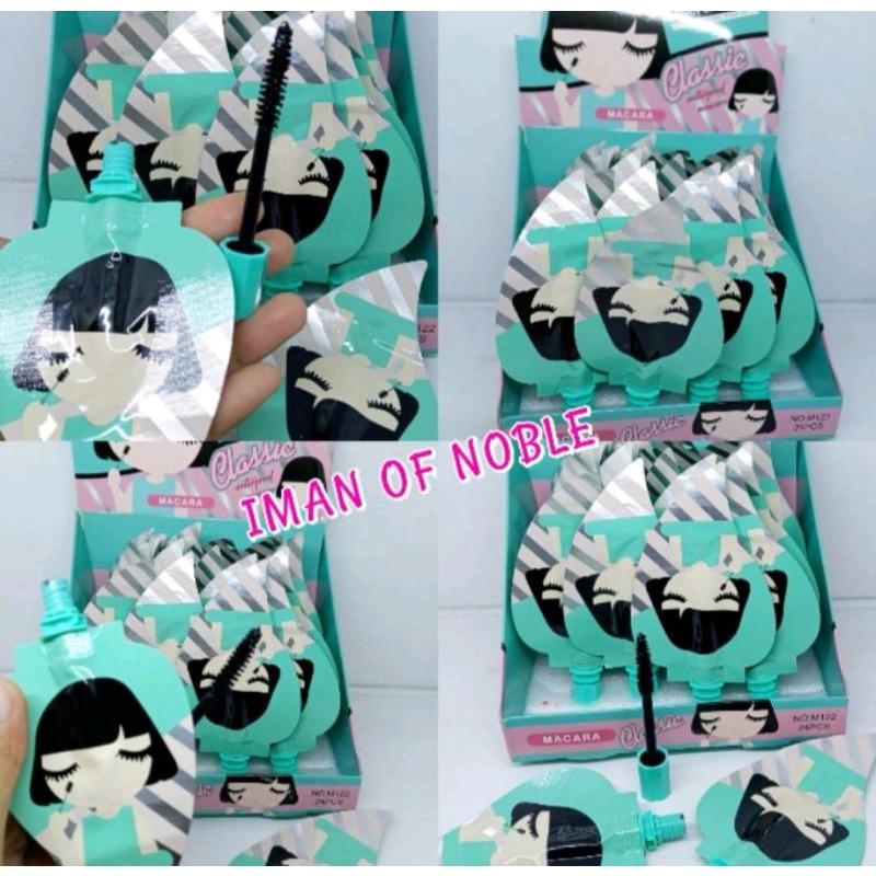 Jual Maskara waterproof iman of Nobel kemasan sachet | Shopee Indonesia