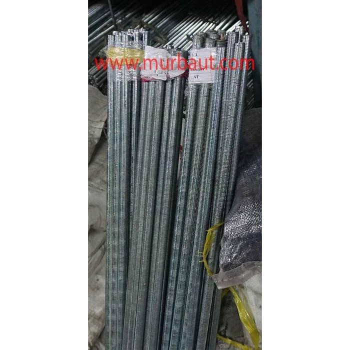 Jual Asdrat Besi Mentah M20 Baut Stud Bolt 20mm Full As drat ...