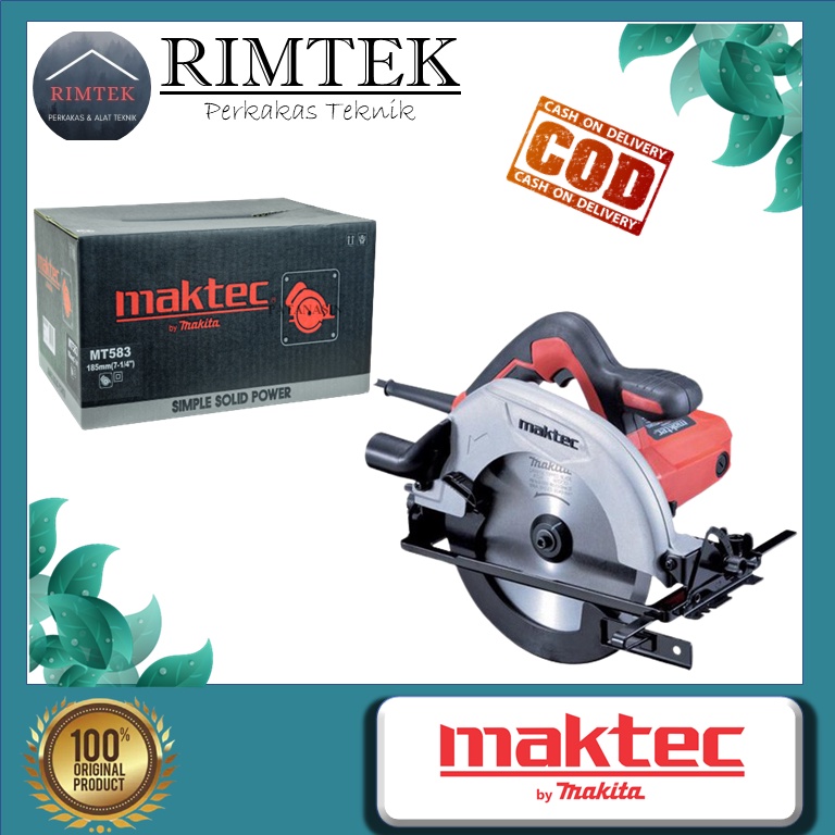 Jual Circularsaw Maktec MT583 / Mesin Circle Maktec MT 583 / Mesin ...