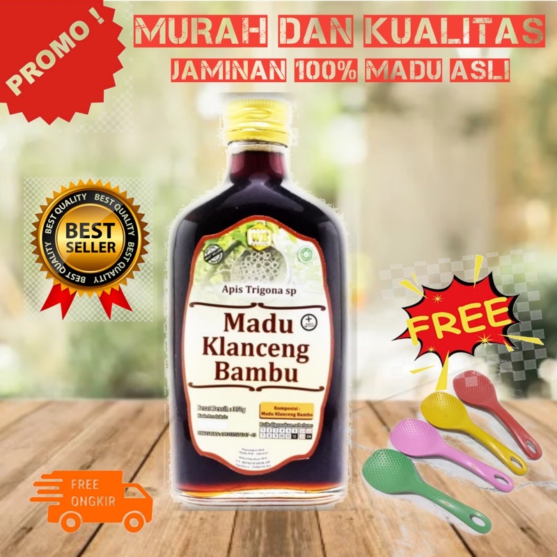 Jual Madu asli Klanceng Bambu tanpa campuran/Madu murni, Lebah Hutan ...