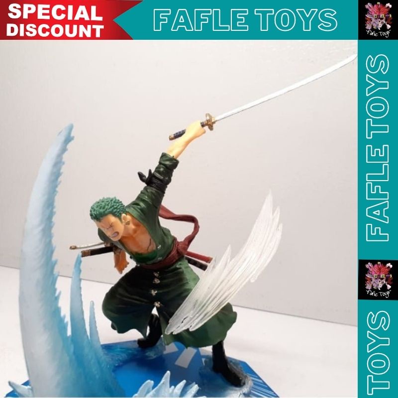 Jual FZO figuarts Zero One Piece / Action Figure Zoro Slash Version ...