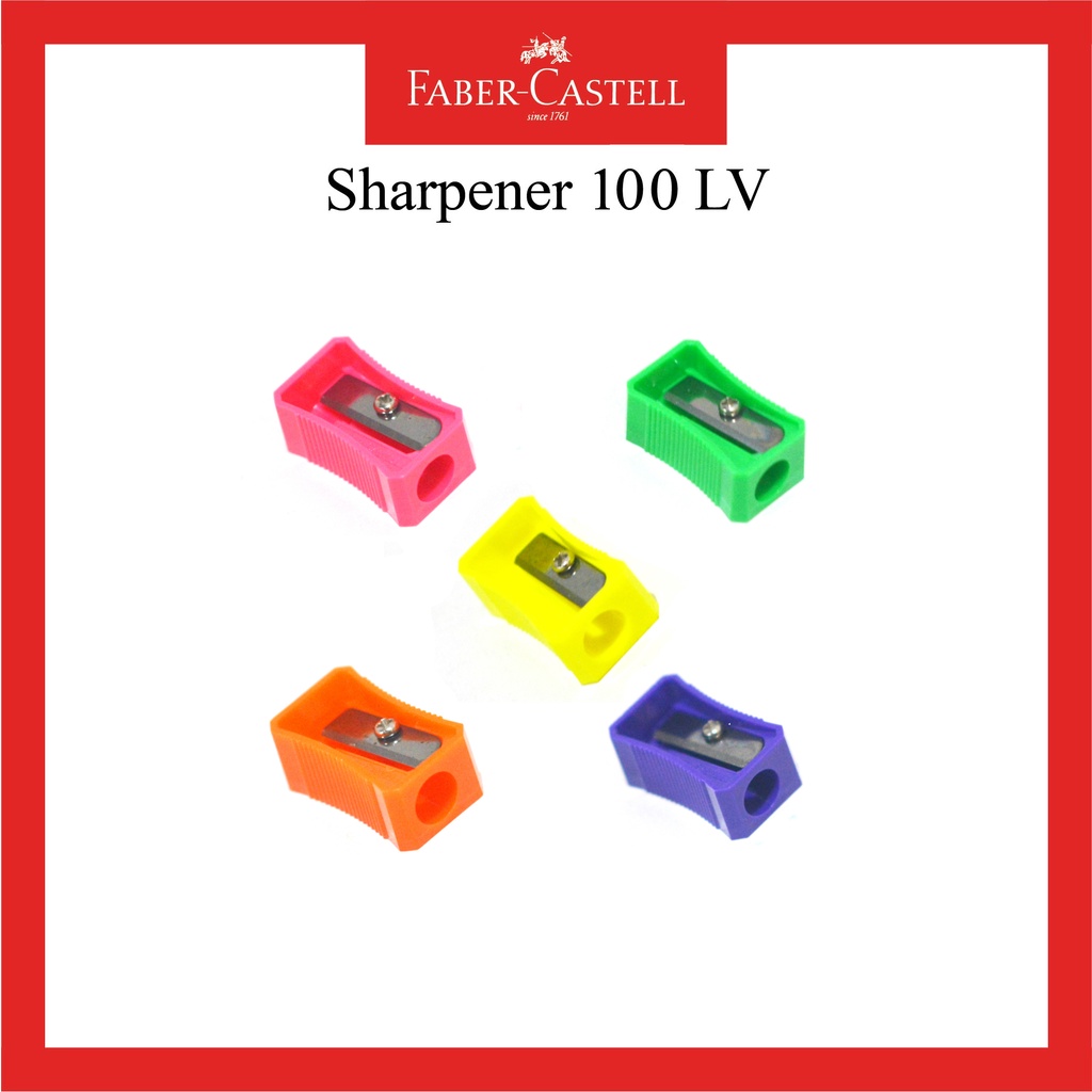 Jual Rautan Pensil Faber Castell / Sharpener Pencil Faber Castell 100 ...