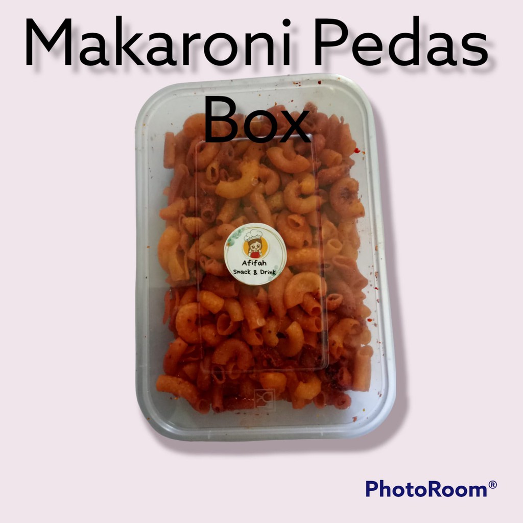 Jual Makaroni Kemasan Box/Makaroni bantat Pedas/Makaroni viral | Shopee ...