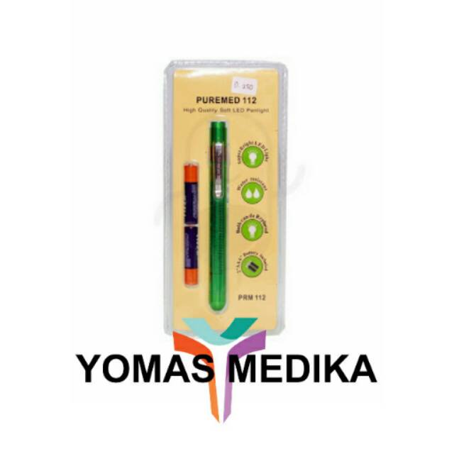 Jual Penlight Senter Puremed Sinar Kuning Dengan Ukuran Pupil | Shopee ...