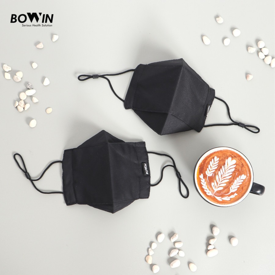 Jual Bowin Masker Bomber - 2x Anti Bakteri & Percikan (Masker Kain 4ply ...