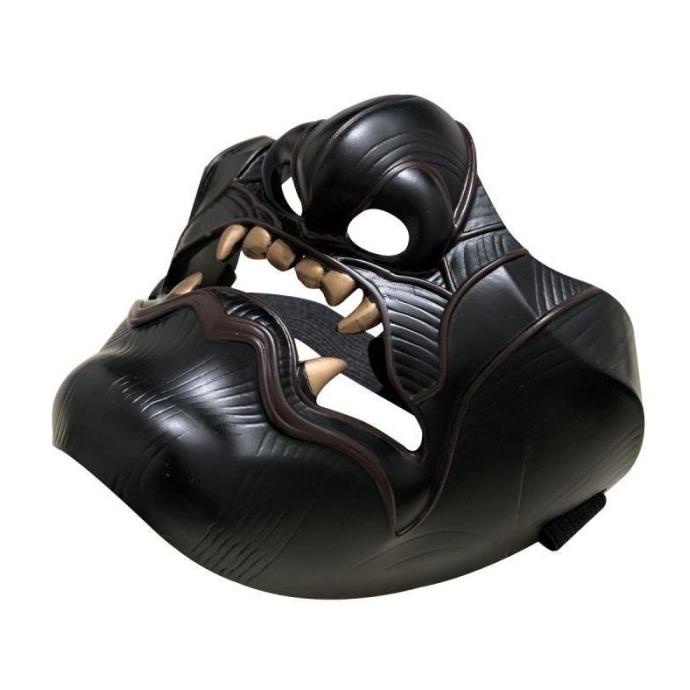 Jual Mask Topeng Cosplay Ghost of Tsushima Jin Sakai Black / Red Oni ...