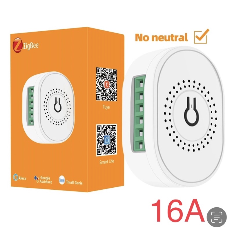 Jual SMATRUL 16A Tuya ZigBee Wireless Wall Switch Module Relay Voice ...