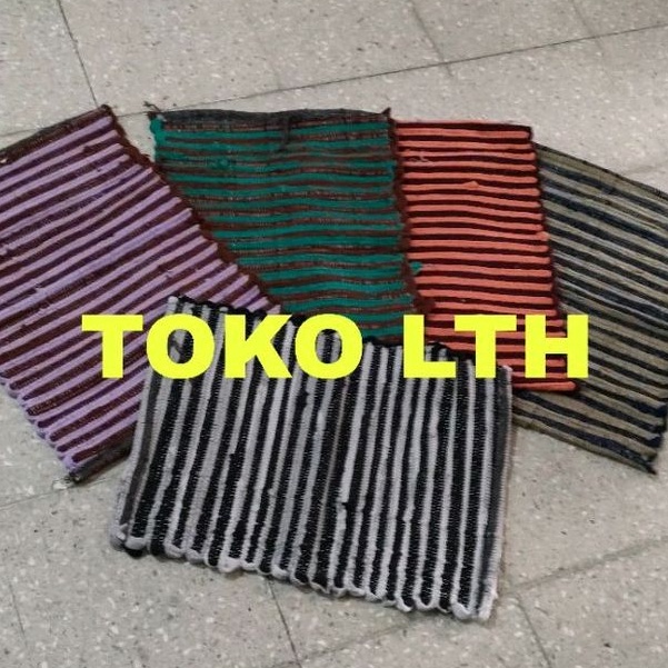 Jual KESET KAKI LANTAI ANYAM ANYAMAN RAJUT TENUN SALUR RANDOM | Shopee ...