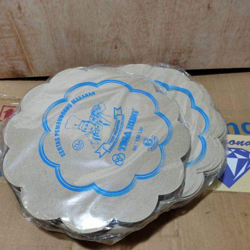 Jual Kertas Nasi Bulat Kertas Nasi Bunga Tatakan Nasi | Shopee Indonesia