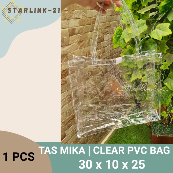 Jual TAS MIKA BENING | CLEAR PVC BAG | Tas Transparan | Goodie Bag ...