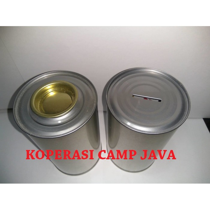 Jual Celengan Kaleng Polos Buka Tutup dan Permanen | Shopee Indonesia