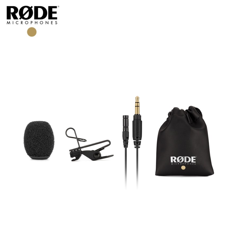 Jual Rode Lavalier Go Omnidirectional Microphone - Black/White | Shopee ...