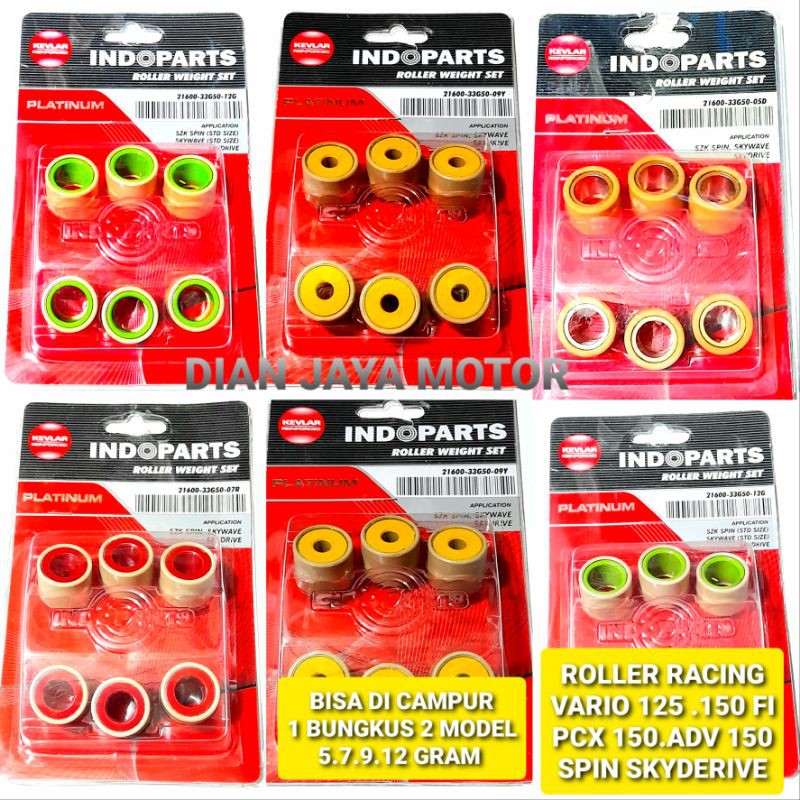 Jual Roller Racing Original Indopart Vario 125 Vario 150 PCX 150 Genio ...