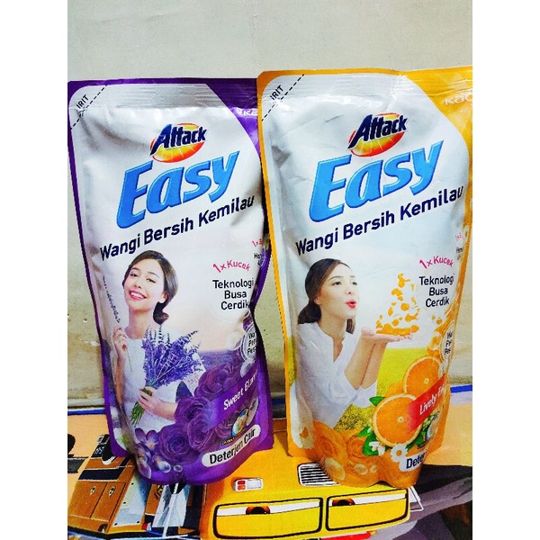 Jual ATTACK Easy Liquid | Sabun Cair Attack Sparkling Blooming, Sweet ...