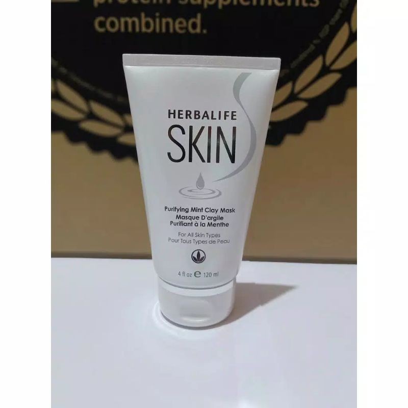 Jual Herbalife clay mask /herbalife purifying mint clay mask 120 ml ...