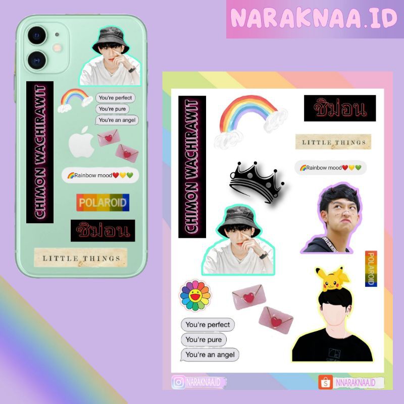 Jual STICKER THAI ACTOR/STICKER CHIMON WACHIRAWIT/STICKER GMMTV (BACA ...