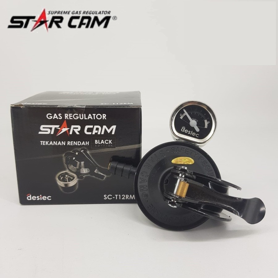 Jual Regulator Kompor LPG STARCAM + METER Star Cam Pengaman Gas Anti ...