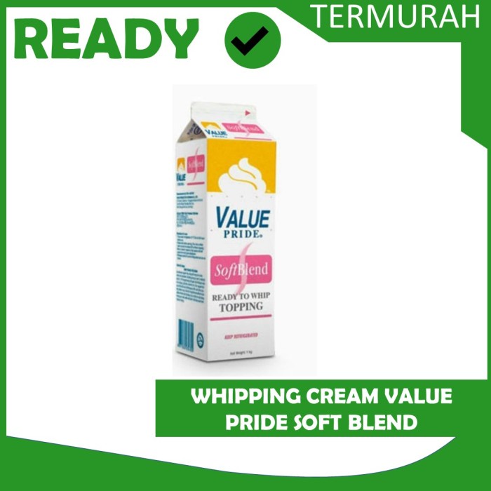 Jual Jual Krim Kocok / Topping Kocok Value Pride Soft Blend Non Diary 1 ...