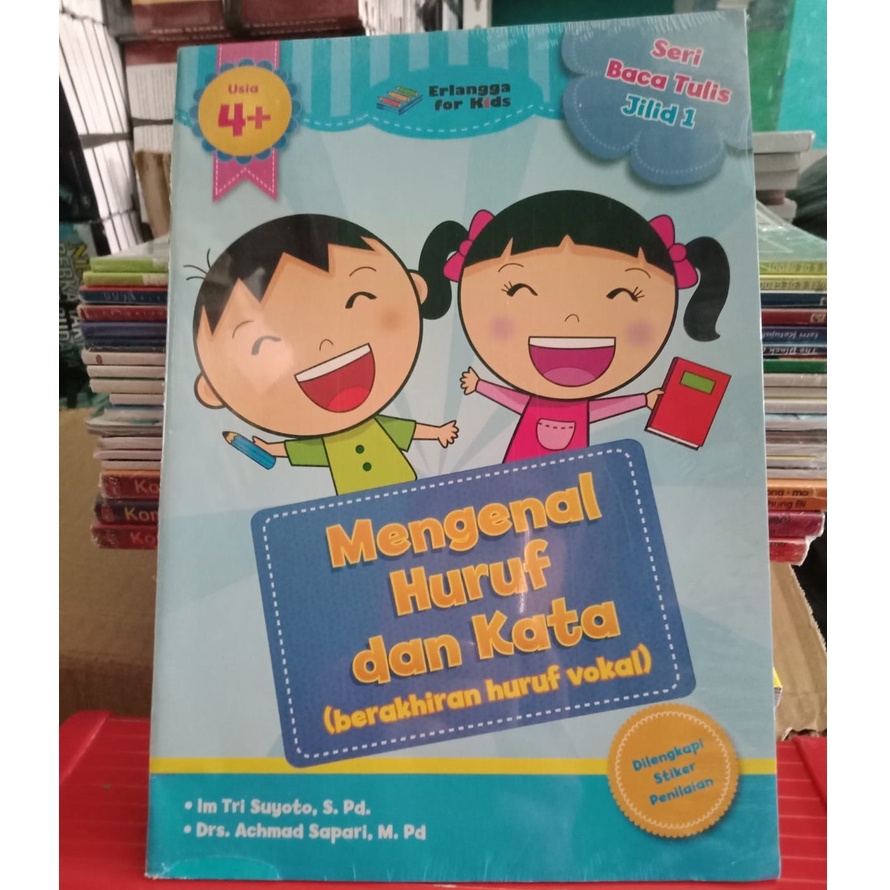 Jual BUKU ANAK MENGENAL HURUF DAN KATA USIA 4 TAHUN BERAKHIRAN HURUF ...