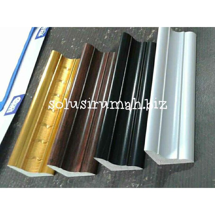 Jual List Lis Pvc Bukan Kayu Siku Sudut 3cm x 3 cm x 1m panjang Pilih Warna Plafon Siku - WARNA ...