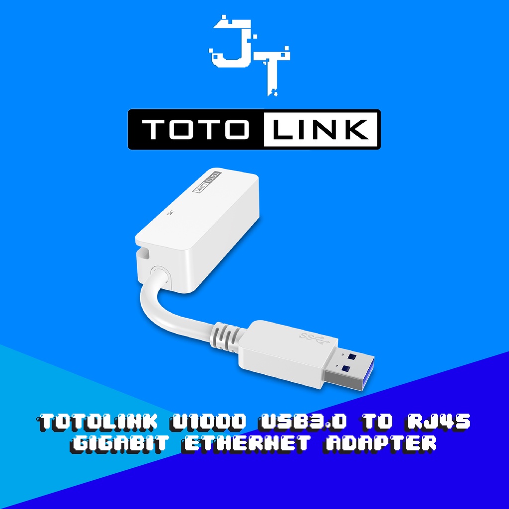 Jual Totolink U1000 USB 3.0 with RJ45 Gigabit Ethernet Adapter | Shopee ...
