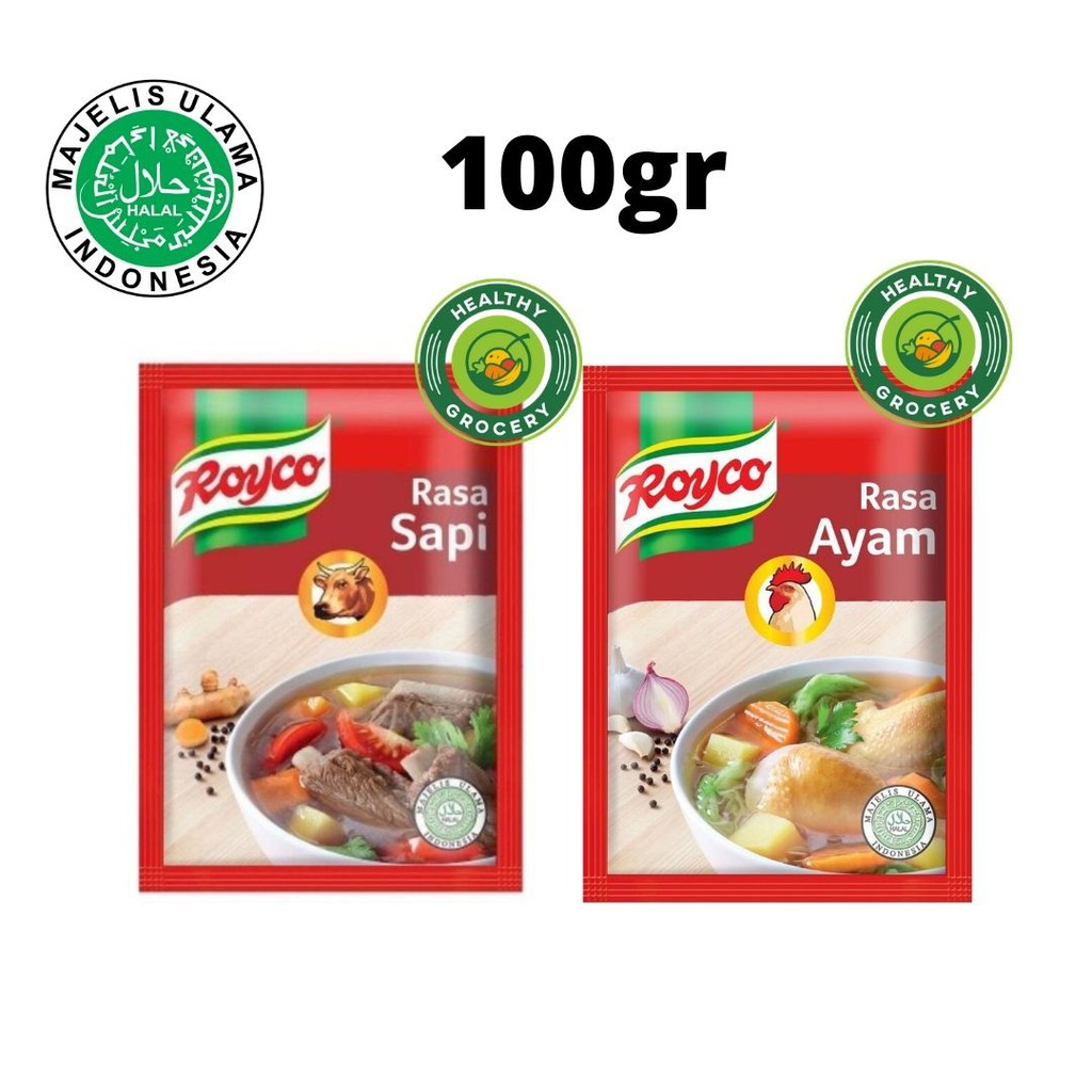 Jual Royco Bumbu pelezat Rasa Ayam / Sapi 100gr | Shopee Indonesia