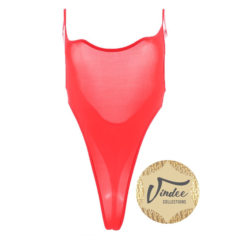 Jual Swim Suit Maroon Bikini Monokini Sexy Lingerie JAV Import | Shopee ...