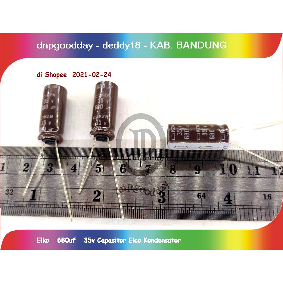 Jual Elko 680uf 35v Capasitor Elco Kondensator | Shopee Indonesia