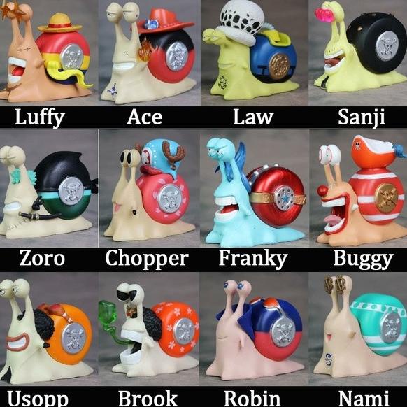 Jual PROMO FIGURE // FIGURE DENDEN DEN DEN MUSHI SNAIL ONE PIECE ...