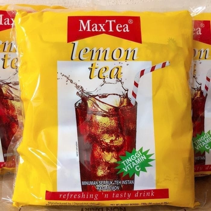 Jual MaxTea Lemon Tea ( 30 sachet ) | Shopee Indonesia