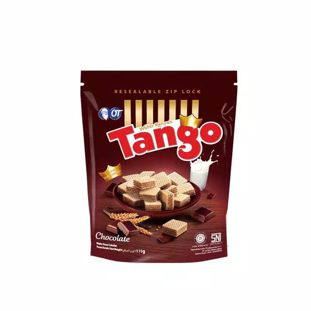 Jual TANGO Wafer Pouch Chocolate125G | Shopee Indonesia