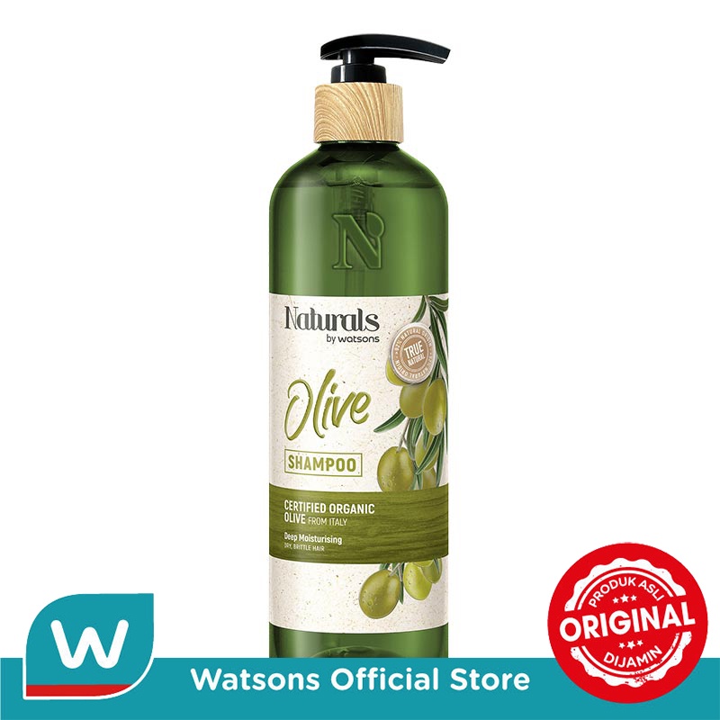 Jual Naturals By Watsons Olive Shampoo 490ml | Shopee Indonesia
