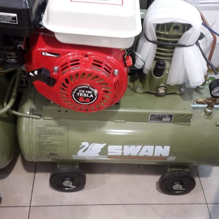 Jual Kompresor Swan Bensin 1/4 Hp SU-114 Engine GX 160 | Shopee Indonesia