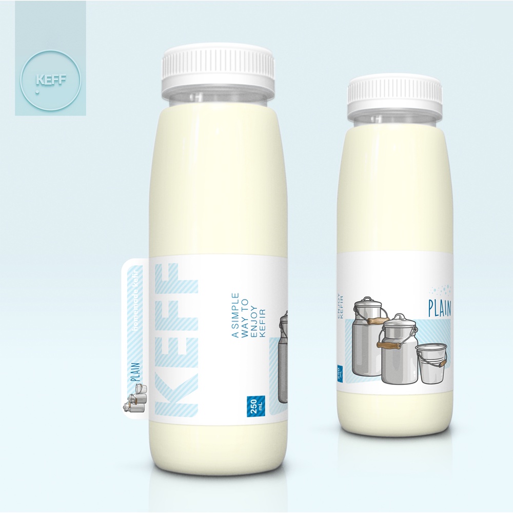Jual KEFF Kefir Susu Sapi : Rasa Plain [Original] - Minuman Fermentasi ...