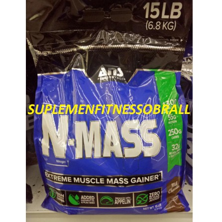 Jual BISA COD nmass N-MASS N mass ANS gainer 15 lbs ( serious super ...