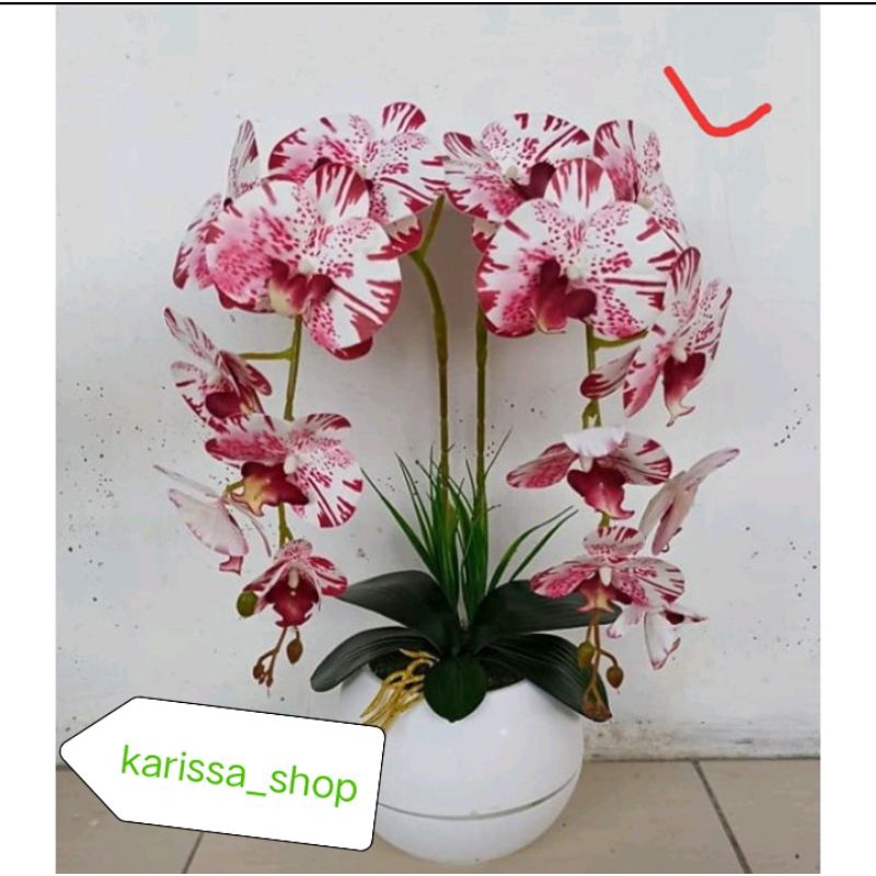 Jual BUNGA ANGGREK LATEX RANGKAI | Shopee Indonesia
