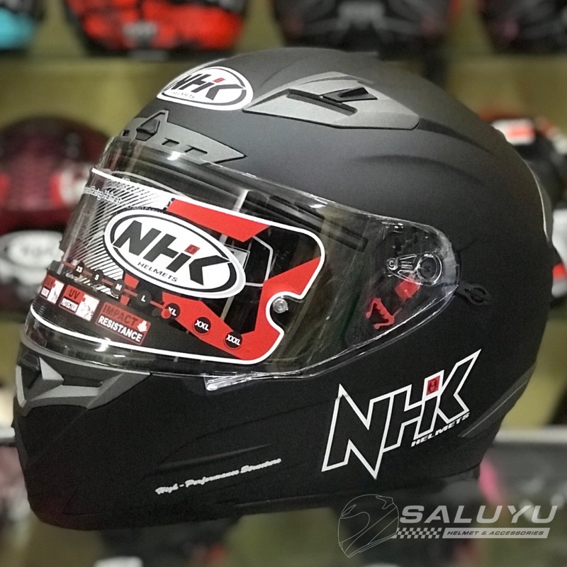 Jual HELM NHK RX-9 BLACK DOFF NHK RX-9 RACER-X | Shopee Indonesia