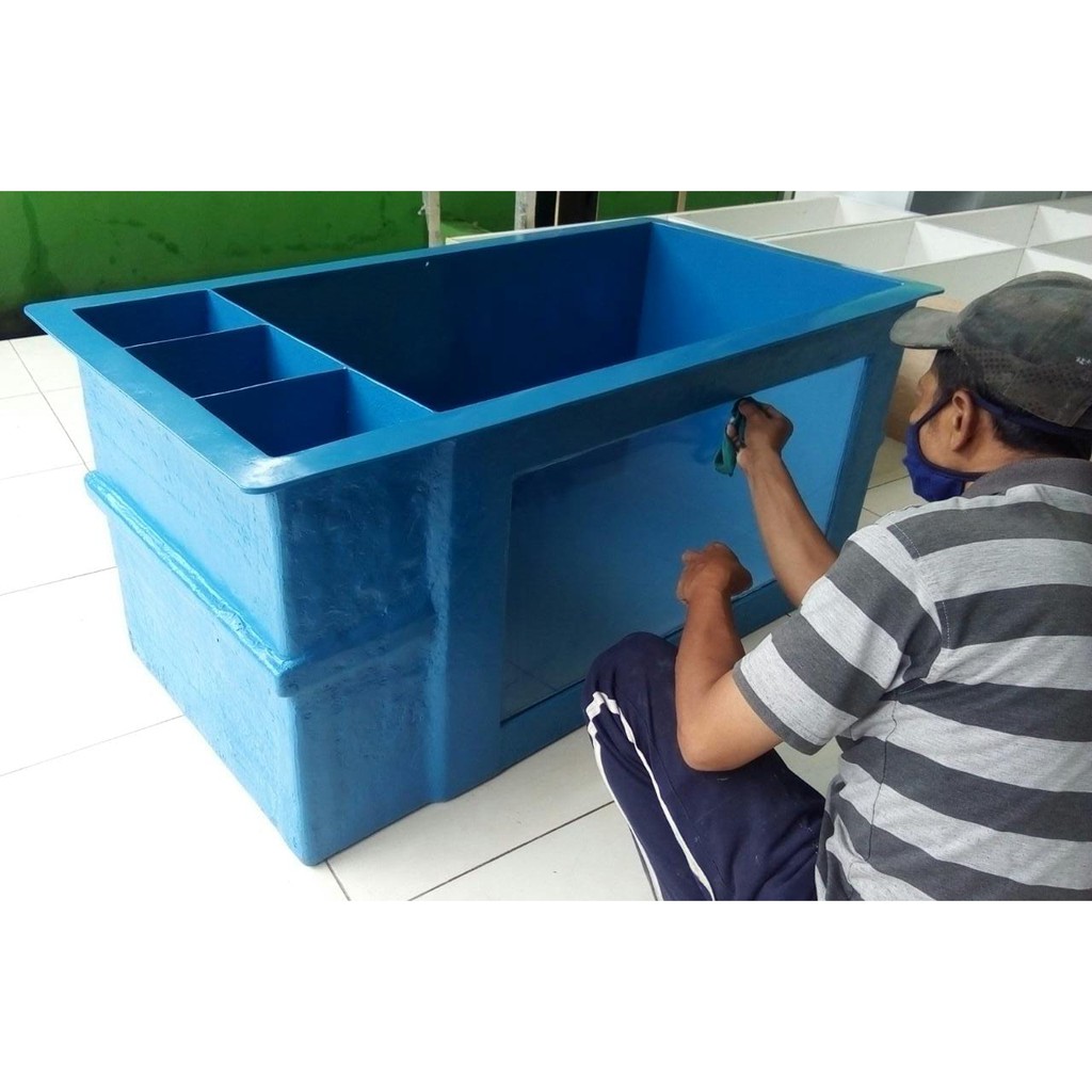 Jual Bak Fiber Kombinasi Filter Dan Kaca UK. 120 x 60 x 60 cm | Shopee ...