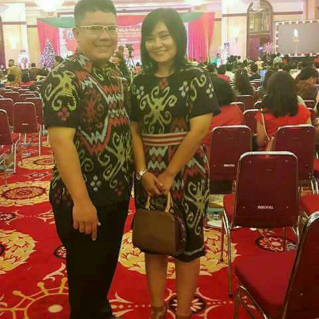 Jual Kain tenun rang-rang rajut hitam motif Kalimantan new | Shopee ...