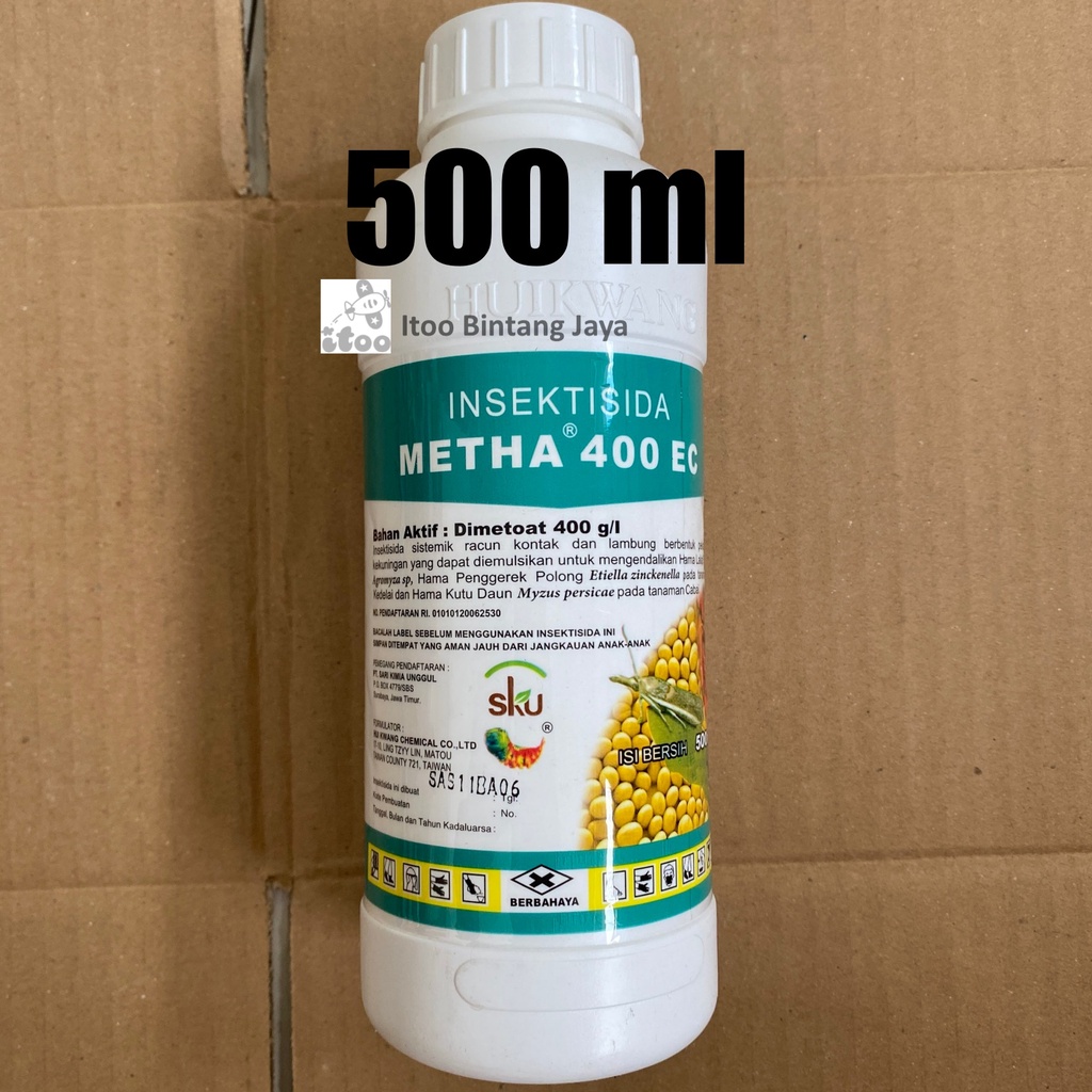 Jual Insektisida Kontak METHA Dimetoat 400 EC 500 ML | Shopee Indonesia