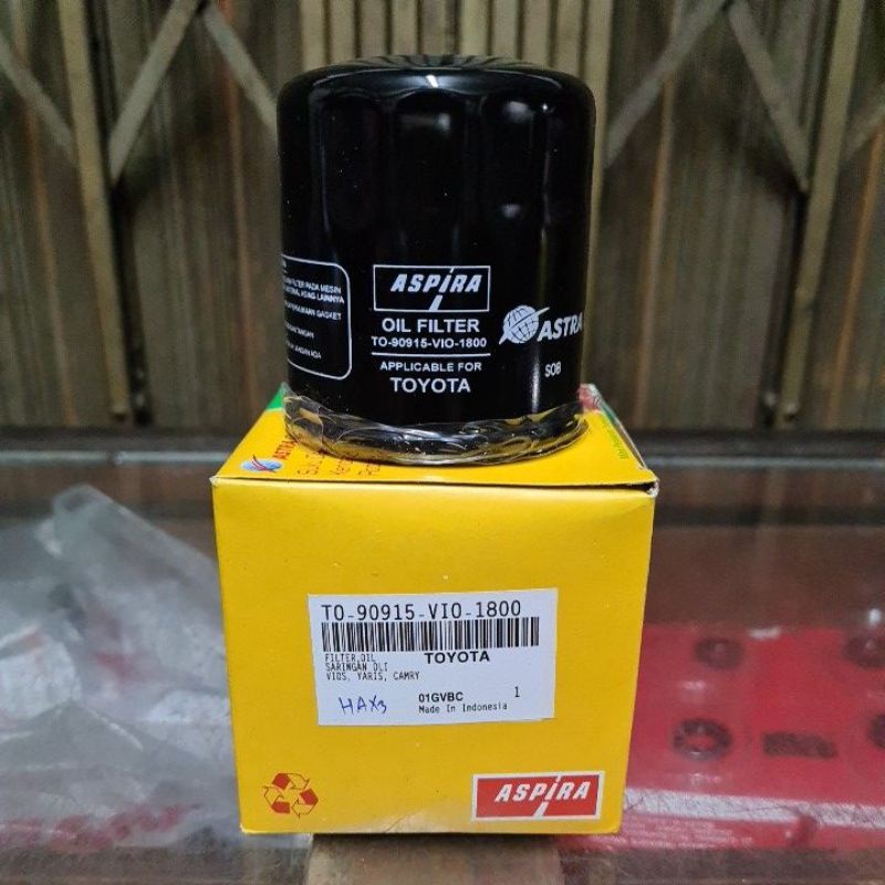 Jual Filter Oli Mobil Vios, Yaris, Camry (Aspira) | Shopee Indonesia