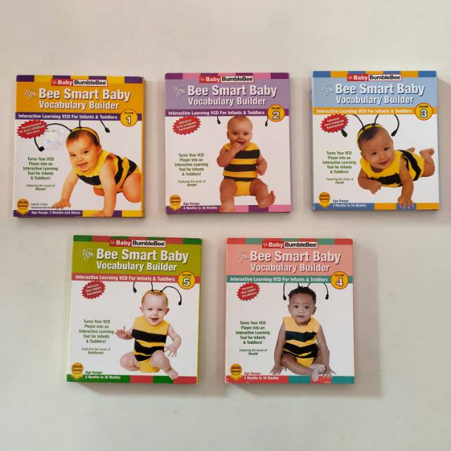 Jual PRE-LOVED 100% ORI VCD: 1 SET BEE SMART BABY VOCABULARY BUILDER ...