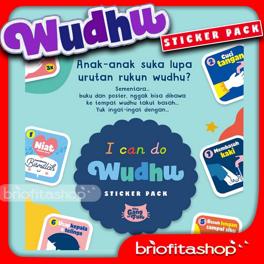 Jual Wudhu Sticker Pack | Shopee Indonesia