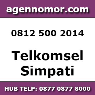 Jual kartu perdana telkomsel simpati nomor cantik 11 digit 0812 500 2014 | Shopee Indonesia