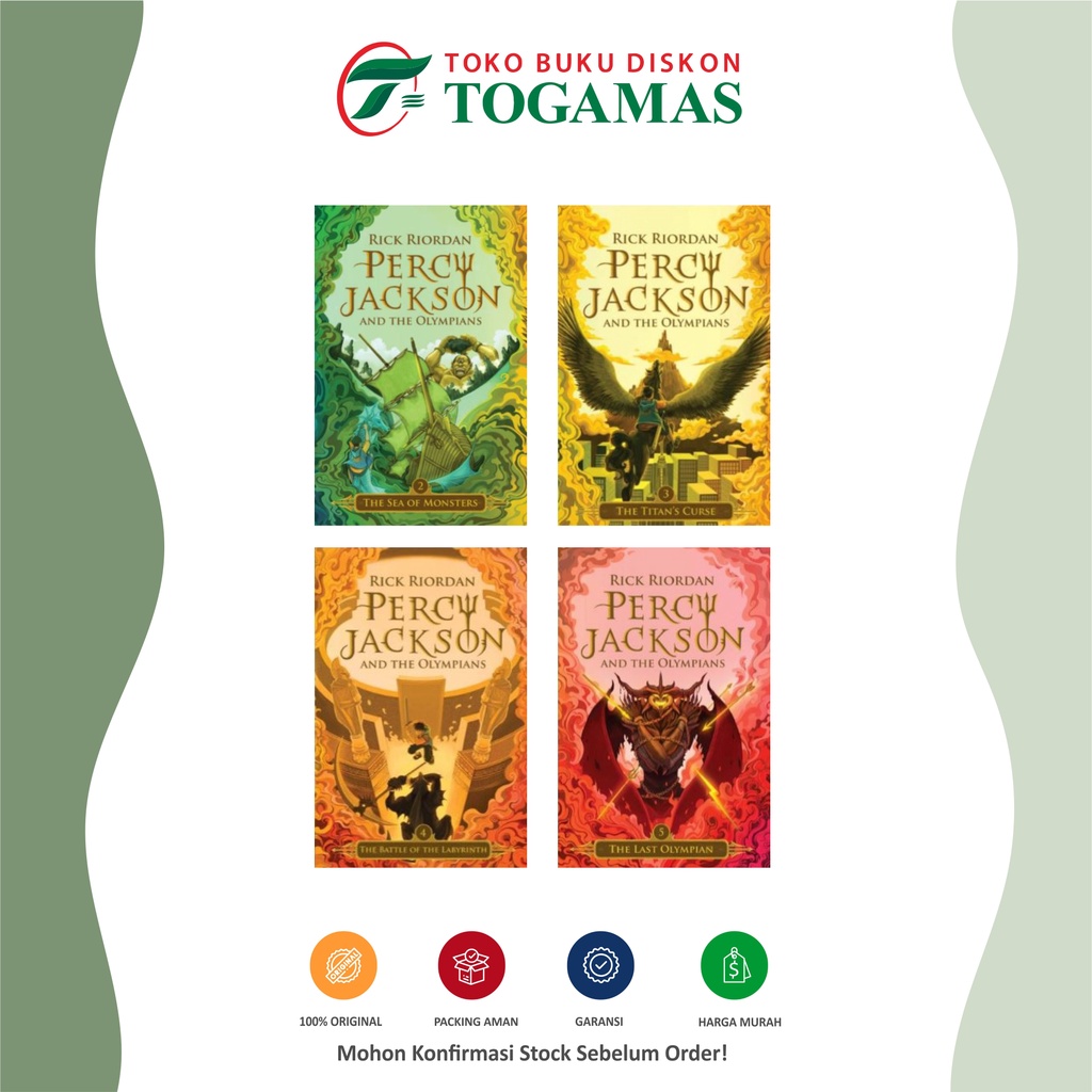 Jual Seri Buku Percy Jackson And The Olympians The Sea Of Monsters